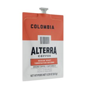 flavia alterra coffee, colombia, 20-count fresh packs (pack of 5)