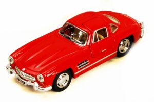 kinsmart 5" 1954 mercedes-benz 300 sl coupe 1:36 scale (red)