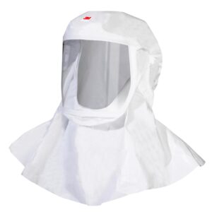 3m papr, versaflo hood s433l, for powered air purifying respirators, integrated head suspension, quick release swivel connection, medium/large, 5/case