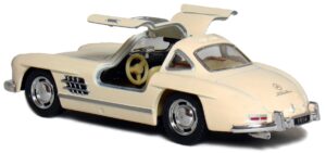 5 1954 mercedes-benz 300 sl coupe 1:36 scale (beige). by kinsmart