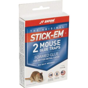 jt eaton 233n stick-em mouse size glue traps