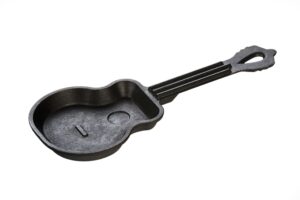 lodge guitar mini skillet, black, 10.75-inch