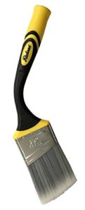 richard 80833 goose neck angular paint brush with flexible soft grip handle, 2-1/2"