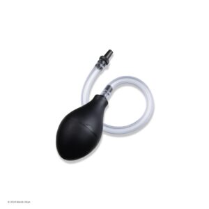 welch allyn 21504 insufflation bulb and tube of diagnostic otoscope with black distal tip connector