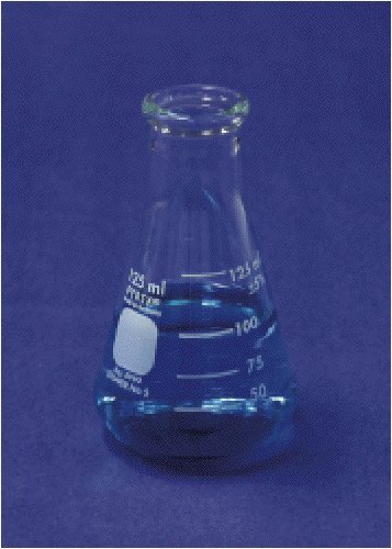 PYREX 125mL Narrow Mouth Erlenmeyer Flasks with Heavy Duty Rim, Ea