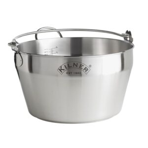 kilner silver stainless steel preserving jam pan