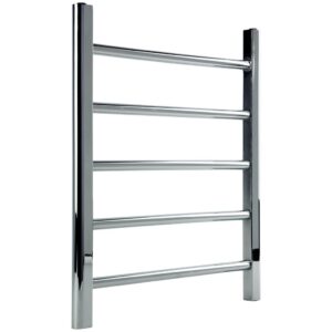 ryton towel warmer finish: chrome, size: 26" h x 24" w, type: hydronic