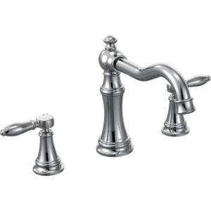 moen ts22103 weymouth two-handle high arc roman tub faucet, chrome