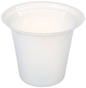 eagle thermoplastics b50-500 polystyrene disposable beaker, 50ml capacity (case of 500)