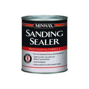 qt minwax 65700 clear sanding sealer water-based topcoating finish