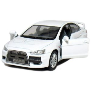 KiNSMART 2008 Mitsubishi Lancer Evolution X 1:36 Scale 5" White