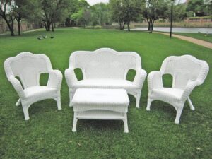 international caravan furniture four piece maui outdoor seating group