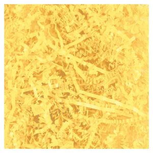 vibrant yellow paper shreds - 2oz., 1 pack - perfect for gift packaging, decorations and craft projects