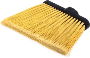 carlisle foodservice products cfs 3686700 duo-sweep duo-sweep flagged angle broom head only, 12", natural