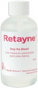 g&k craft retayne color fixative original version 4oz | best liquid color fixative for dyed cotton, linen and rayon fabrics