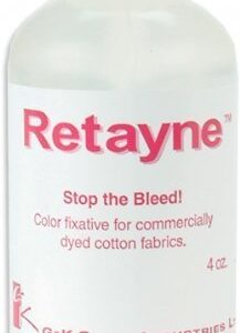 G&K Craft Retayne Color Fixative Original Version 4oz | Best Liquid Color Fixative for Dyed Cotton, Linen and Rayon Fabrics