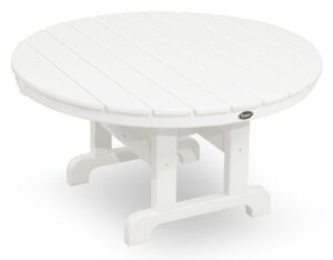 trex outdoor furniture cape cod round 36" conversation table