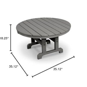 Trex Outdoor Furniture Cape Cod Round 36" Conversation Table