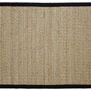 Chesapeake Seagrass Area Rug with Black border (40"x60")