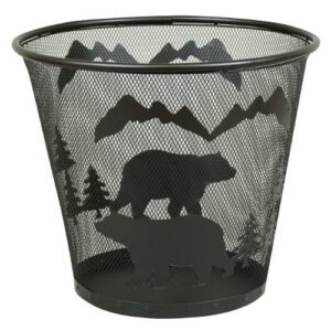 ll home metal wire bear waste basket