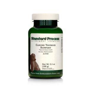 standard process - canine thyroid support - endocrine system support for dogs - 100 grams