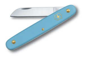 victorinox floral utility knife color: light blue