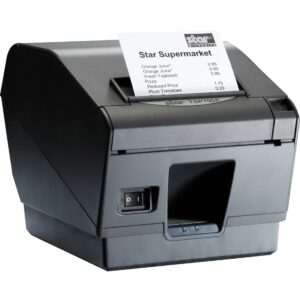 star micronics tsp700ii tsp743iil gry pos network thermal label p - monochrome - direct thermal - 250 mm/s mono - 406 x 203 dpi - ethernet