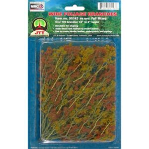 jtt scenery products foliage branches, fall mixed