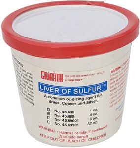 liver of sulfur, 4 ounce jar | sol-600.04