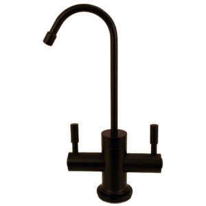 westbrass contemporary two handle instant hot/cold water dispenser faucet, oil rubbed bronze, d2051-12