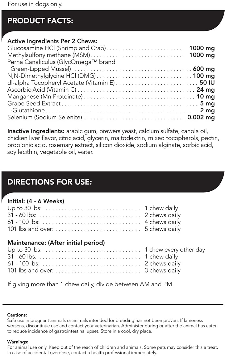 Glyco Flex III Bite-Sized Chews 120 Ct [Misc.]