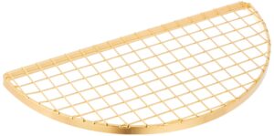 endoshoji qml612 commercial mesh with gold finish, small, stainless steel, made in japan