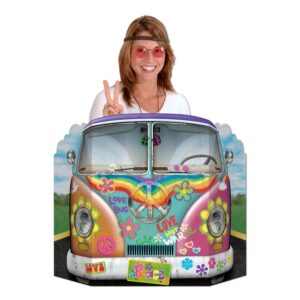 hippie bus photo prop party accessory (1 count) (1/pkg)