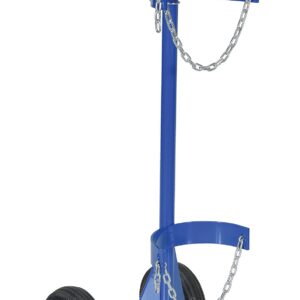 Vestil CYL-D-1-PN Cylinder Dolly with Pneumatic Wheel, Steel, 25-1/16" Length, 17-7/16" Width, 54-1/16" Height