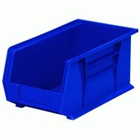 akro-mils 30240 blue - akro-mils 30-240 bin, blue, 14"l x 6-9/16"w x 6-3/4"h