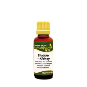 newton homeopathics bladder & kidney for pets, 1 fl. oz.