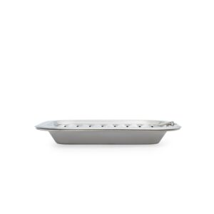 Sur La Table 12" x 9" Stainless Steel Broiler Pan includes Broiler Rack and Pan, Silver