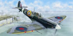 trumpeter 1/24 supermarine spitfire mk.vb plastic model