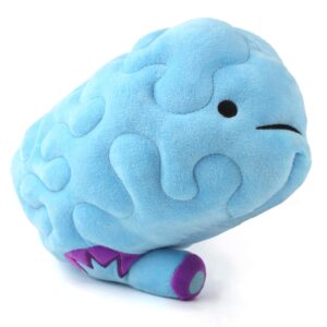 i heart guts brain plush - all you need is lobe - educational brain pillow - 11” organ plush, ideal for doctors, nurses, medical students, graduation & brain surgery recovery gifts