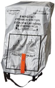 fendall porta stream ii emergency eye wash station reflective jacket