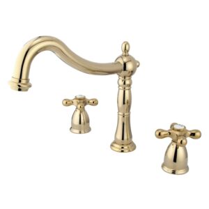 kingston brass elements of design es1342ax new orleans 2-handle roman tub filler, 8- 1/2', polished brass