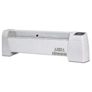 optimus 30" baseboard convection heater with digital display & thermostat