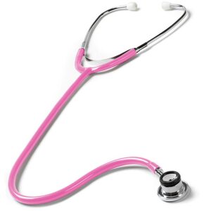 prestige medical s108-i infant dualhead stethescope, hot pink