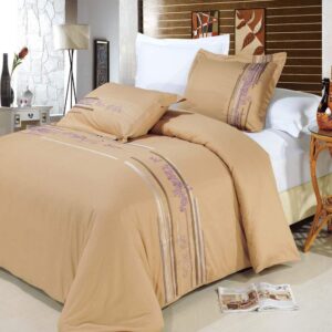 royal bedding cecilia embroidered 3-piece king/california king duvet cover set 100% cotton 300 thread count