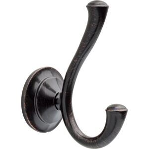 delta faucet 79435-rb dryden towel, robe hook, venetian bronze