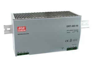 mean well drt-480-24 power supply, din-rail, 24 volt, 20 amp, 480 watt, 8.9" x 4.9" x 3.9" size