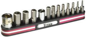 titan 16135 13-piece tamper resistant sae hex bit set