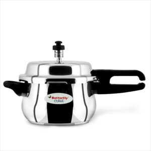 butterfly stainless steel 3-liter curve pressure cooker