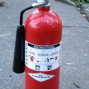 Amerex 322, 5lb Carbon Dioxide Class B C Fire Extinguisher