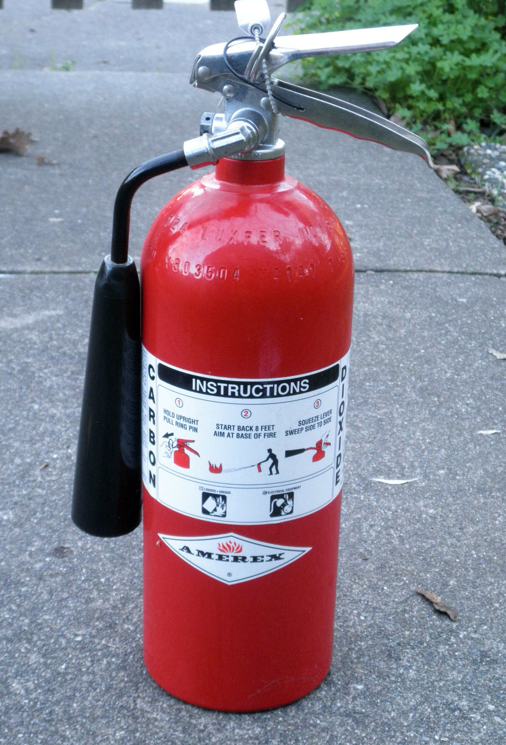 Amerex 322, 5lb Carbon Dioxide Class B C Fire Extinguisher